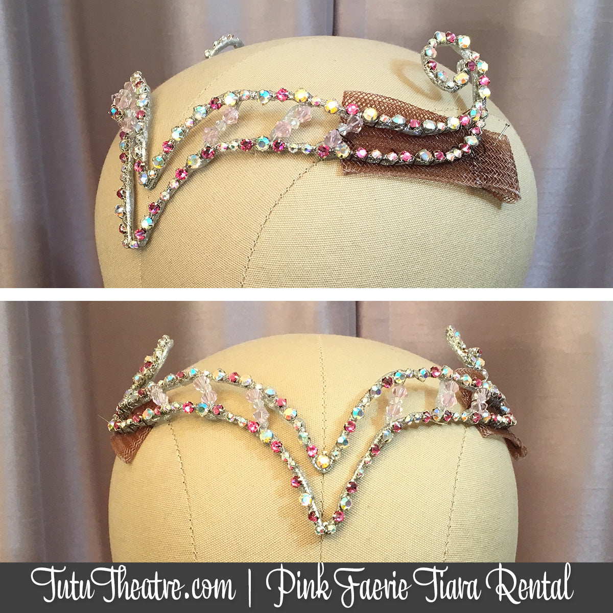 Light Pink Faerie Tiara Rental – Tutu Theatre